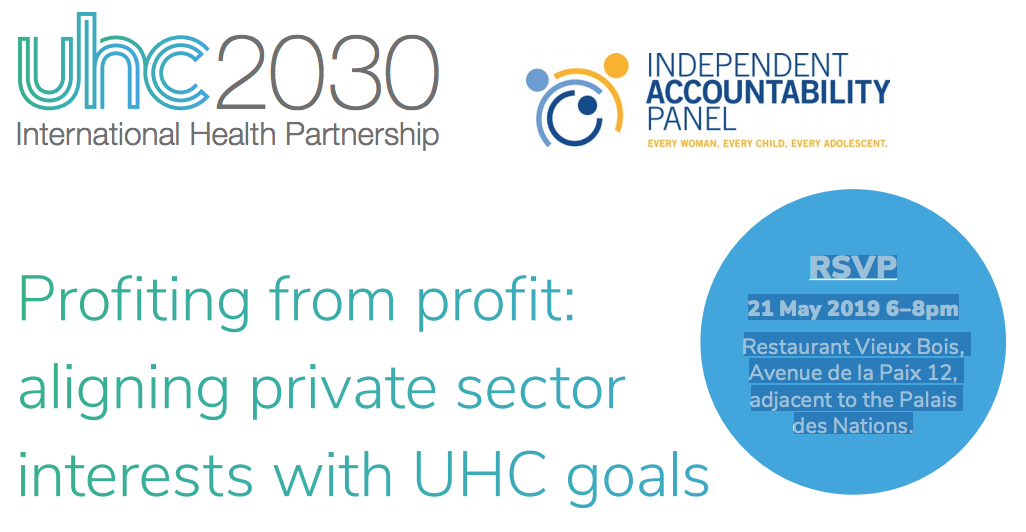 Profiting from profit: aligning private sector interests with UHC goals ...