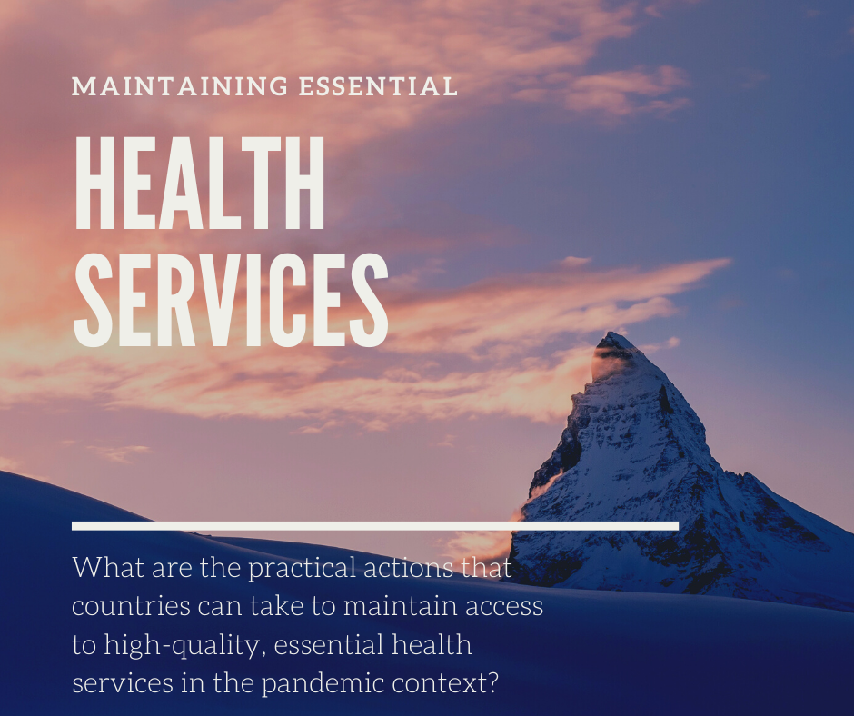 10 principles to maintaining essential health services | ProfMoosa